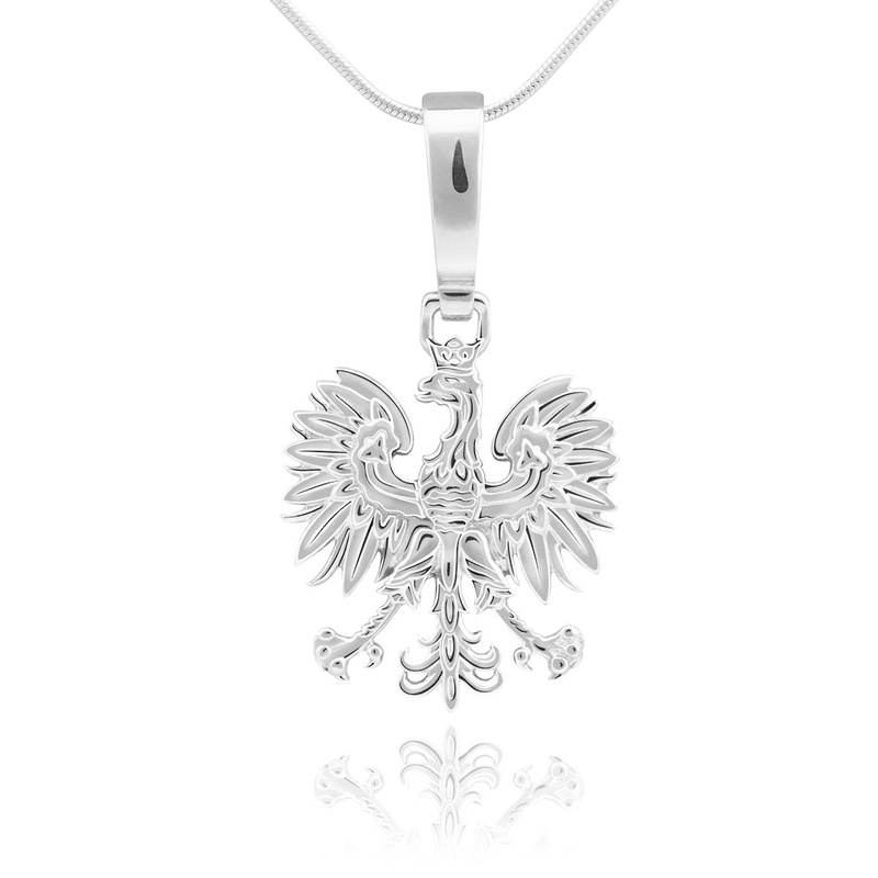 Zawieszka Orzeł - polski znak narodowy Srebro 925 | Okazje \ Dzień ...